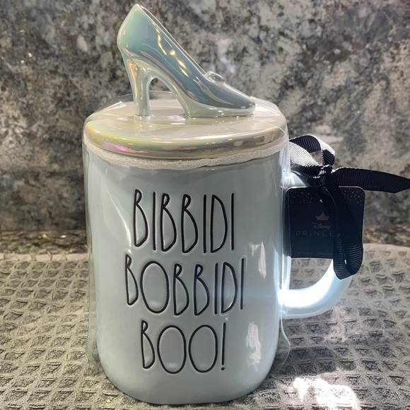 Rae Dunn | Other | Rae Dunn Bibbidi Bobbidi Boo Mug With Glass Slipper ...